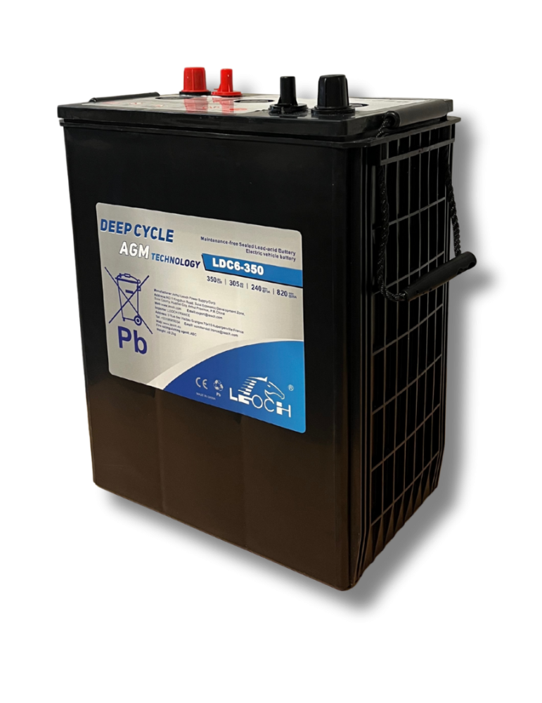 LDC6-350 6V 350Ah Leoch batterie plomb carbone Type L16H et L16G-AC